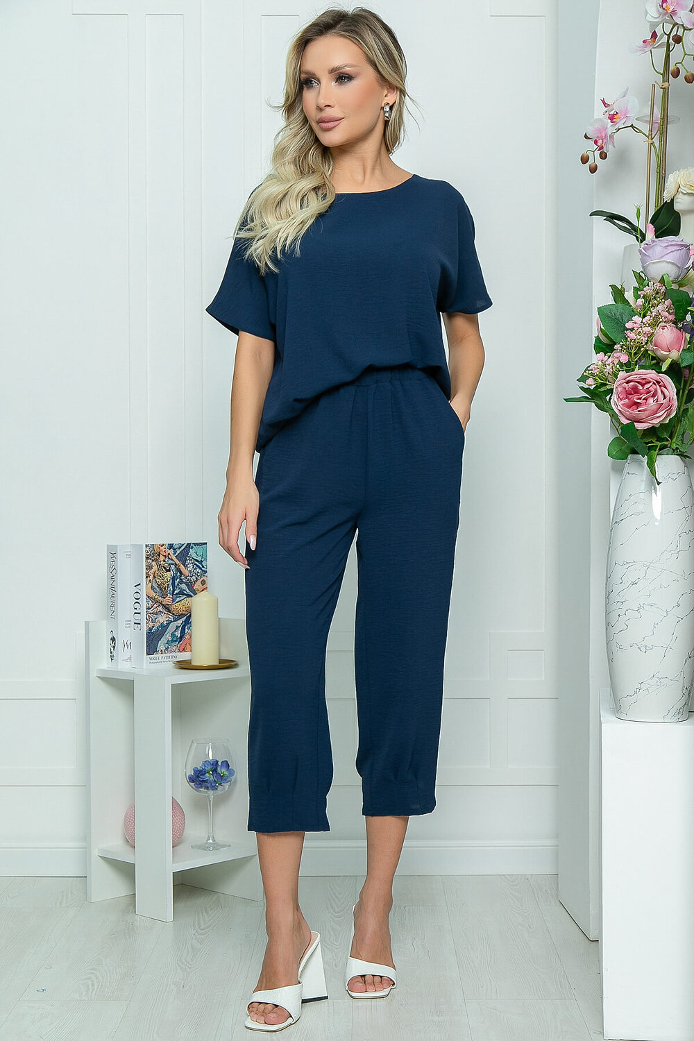 LT Collection Костюм 290067 К5473 темно-синий оптом от Engros