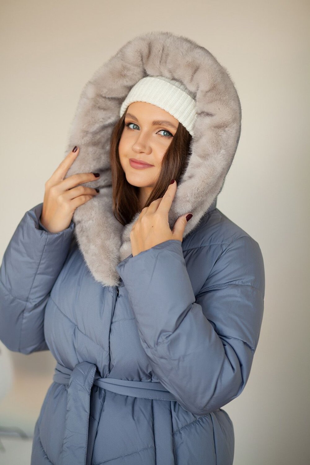 Took A Look Пальто 330284 К-73335 Графит оптом от Engros