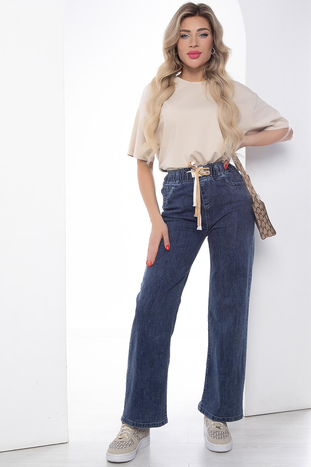 LT Collection Джинсы 413710 Б9095 синий оптом от Engros