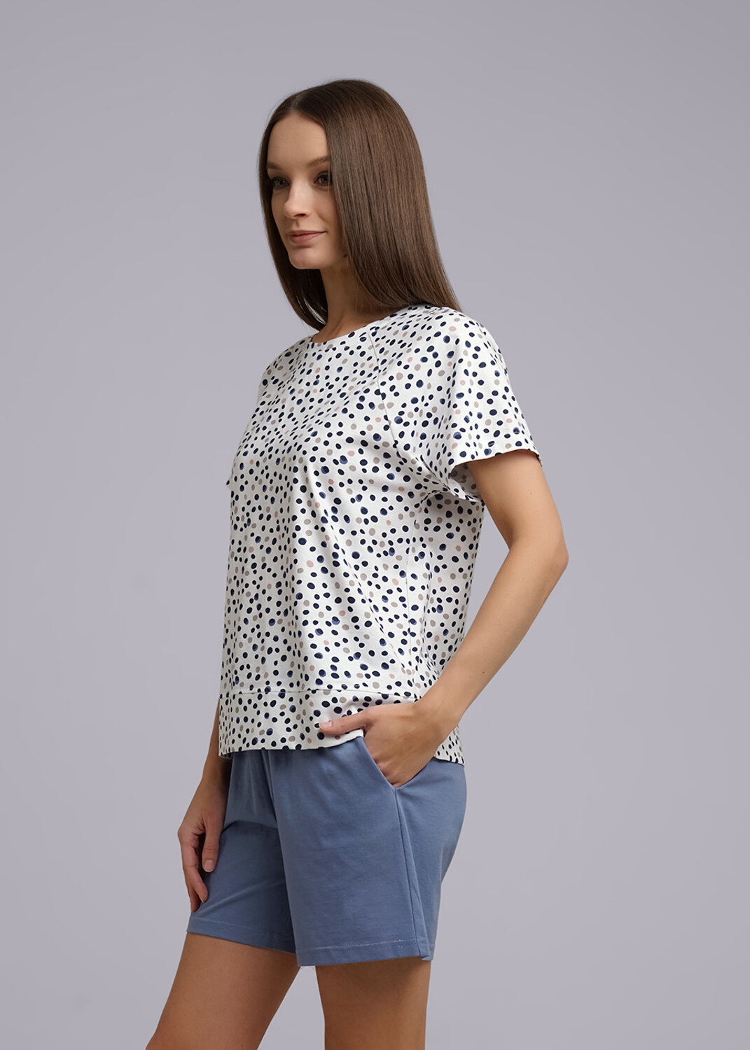 CLEVER Комплект 432933 LP24-1091/1 молочный/джинсовый оптом от Engros